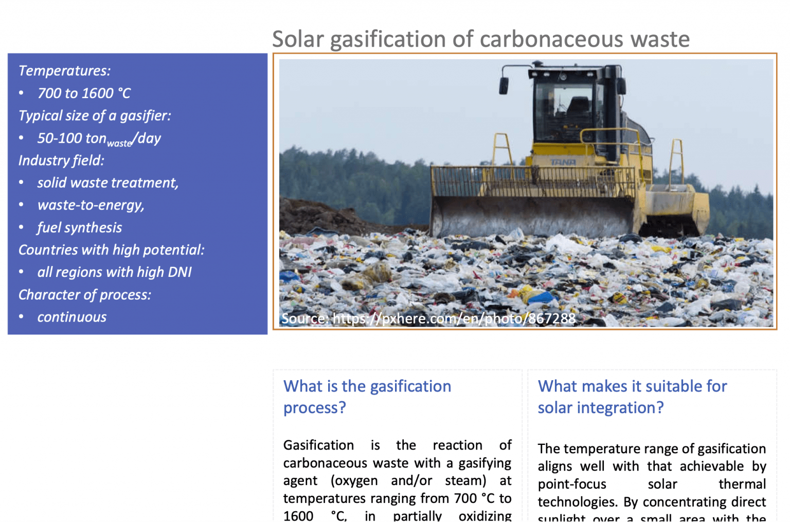 New SolarPACES Technology Briefs for Very Hot Solar Industrial ...