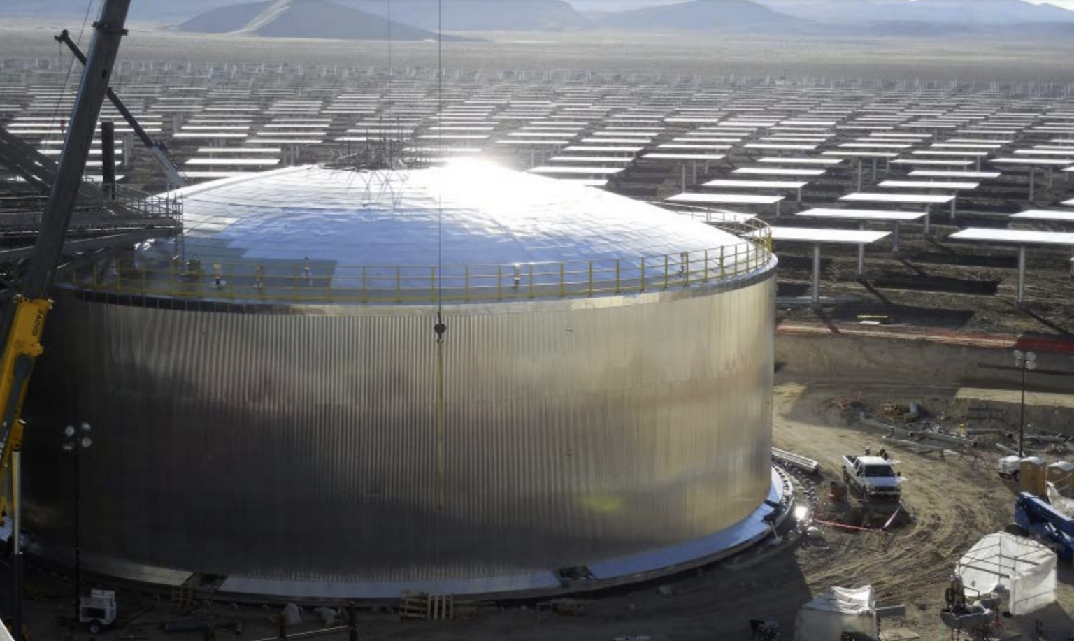 Vast Solar has a fix for Crescent Dunes' thermal storage tank leak